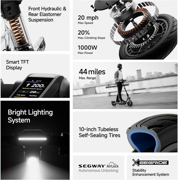 Segway Ninebot F3 Electric Scooter | EZbike Canada